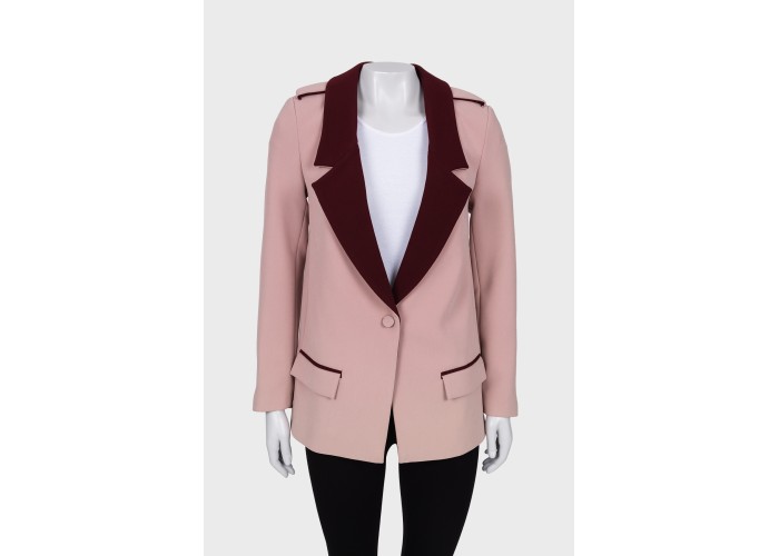 Two tone loose fit blazer 88916080 — Shop Worldwide | The Originals
